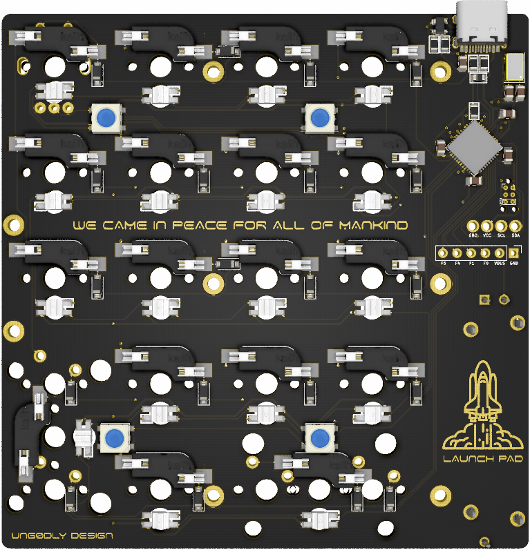 Launch Pad PCB – UNGODLY